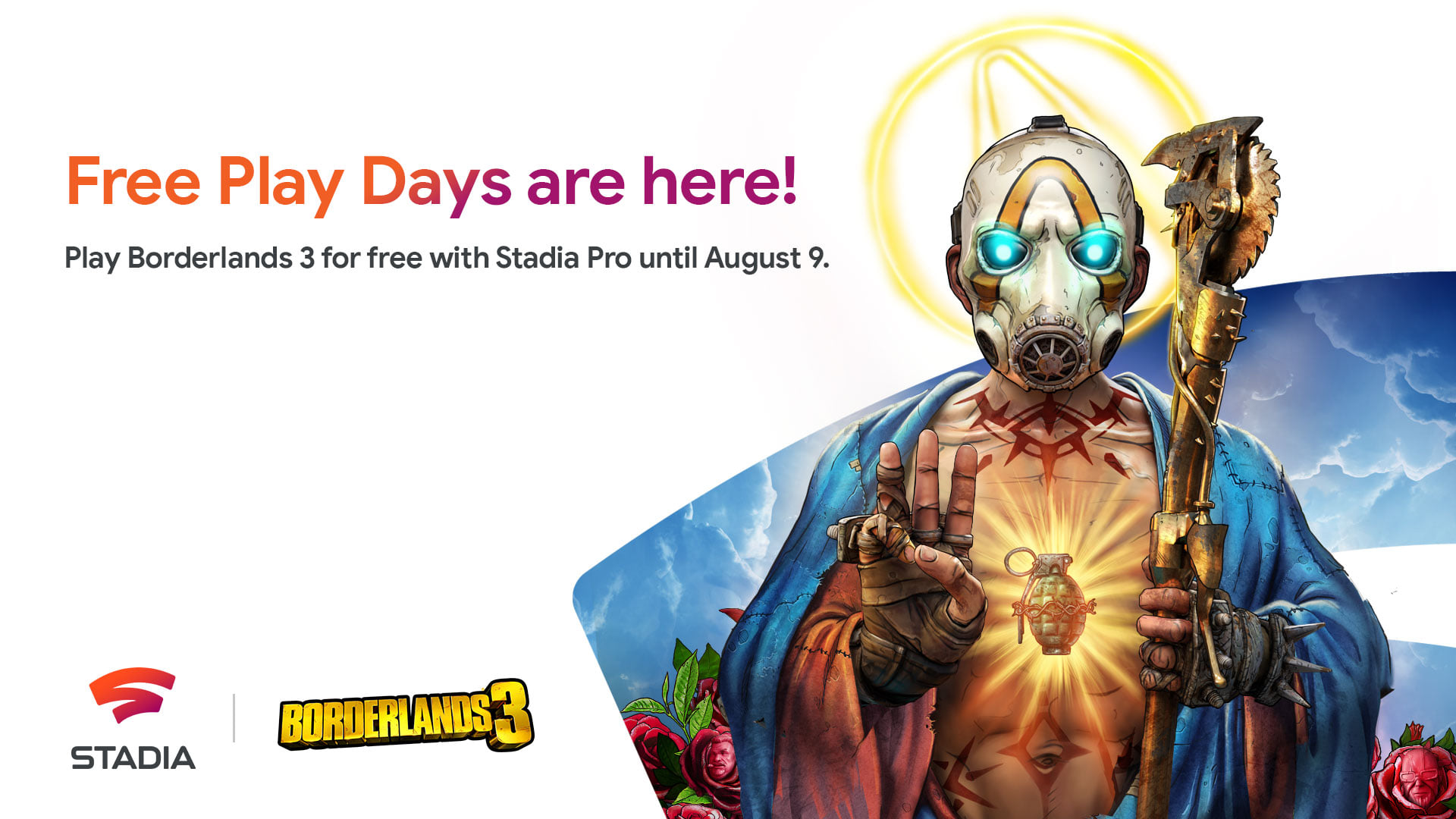 Jouez gratuite avec Stadia Pro à Borderlands 3 tout le week end